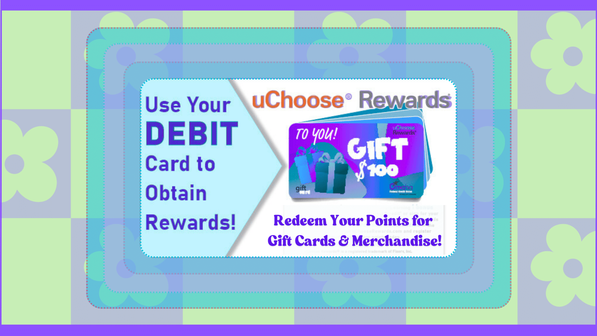 Reward Yourself with Your VISA® Debit Card! - Omaha Federal Credit Union