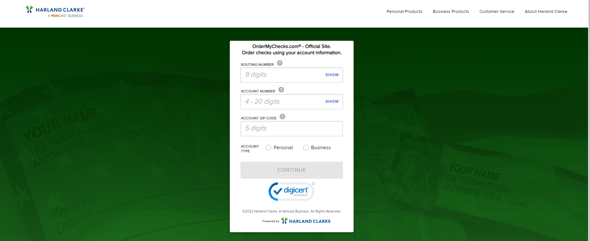 Ordering Checks - Omaha Federal Credit Union