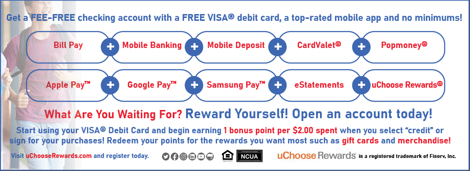 Hey Students! Get a Fee-Free Checking Account - Omaha Federal Credit Union